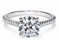 China 38pcs Natural Diamond Engagement Ring Settings Round Cut 1.2ct RD7MM for sale