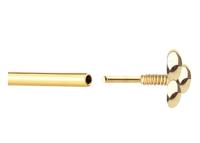 China 16G Anti Tragus Gold Body Piercing Jewelry Earrings Dia 1.3MM 14pcs 0.126ct for sale