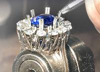 China Two Tone 0.80ct Semi Mount Jewelry Ring 14K Gold Material ODM For Engagement for sale