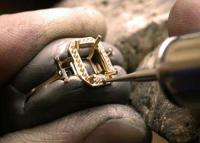 China OEM Semi Mount Ring Settings , 0.18ct 1.5mm Natural Diamond Ring for sale