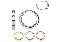 China ODM Gold Huggie Hoop Earrings , Classic Round Cartilage Stud Earrings OEM for sale