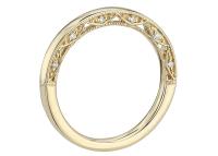 China Classic 9K Gold Ring 0.12ct 1.3MM Dimension With Natural Diamond for sale