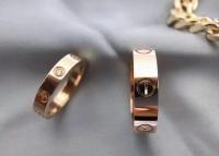 China ODM Rose Gold Engagement Wedding Ring 0.02ct 0.4cm-0.6cm Width for sale
