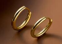 China Sexy Helix 14k Gold Hoop Earrings ODM For Women 1.2mm×10mm Dimension for sale