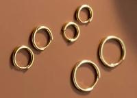 China Sexy Helix 14k Gold Hoop Earrings ODM For Women 1.2mm×10mm Dimension for sale
