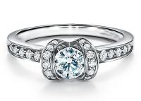 China 0.78ct Engagement Wedding Ring Set 14K White Solid Gold Round Cut 3MM for sale
