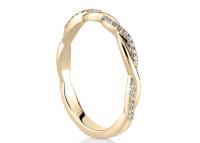 China 14K White Gold Real Diamond Jewellery Ring 0.3ct Round Cut ODM For Engagement for sale