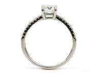 China 0.1ct Diamond 14K Solid Gold Jewellery Round Cut 3.21g Weight for Engagement for sale