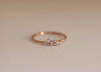 China Solid 14K Real Diamond Jewellery Ring Brilliant Cut ODM For Anniversary for sale