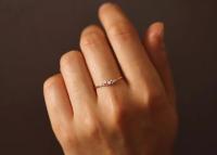 China Solid 14K Real Diamond Jewellery Ring Brilliant Cut ODM For Anniversary for sale