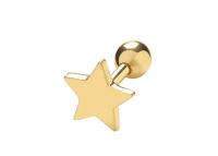 China Screw Back 9K Gold Earrings for Cartilage for Engagement Wedding for sale