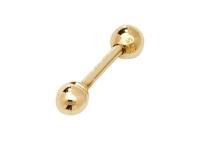 China Screw Back 9K Gold Earrings for Cartilage for Engagement Wedding for sale