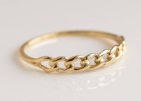 China Stacking 9K Gold Ring 2.0MM Dimension Prong Hand Setting Type OEM for sale