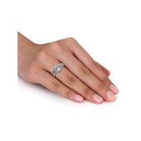 China Oval Cut 18kt White Gold Diamond Engagement Ring 0.92ct Weight For Women ODM for sale