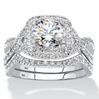 China 0.92ct SI1 Diamond Engagement Wedding Rings Round Cut For Bridal for sale