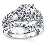 China Round Brilliant Cut Heart Shaped Diamond Engagement Ring 0.46CT OEM for sale