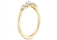 China Different Size Rose Cut Diamond Engagement Ring , 0.49ct 4mm Diamond Ring for sale