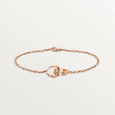 China 7 Inch Length 18K Solid Gold Jewellery Bracelet 3.71g Weight For LOVE for sale