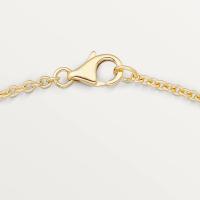China weight 6.8g 18K Solid Gold Jewellery Necklace 8mm Inner diameter 44cm Chain Lenght for sale