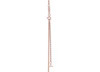 China 18K Rose Gold Neklace , Smile Pendant Necklace 16-18inch Adjustable length for sale