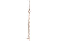 China 0.05ct Diamond And Mother Of Pearl Circle Pendant 18k Rose Gold material OEM for sale