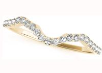 China Women's Round Cut Halo Engagement Rings , 0.45CT Bridal Wedding Ring Set ODM for sale