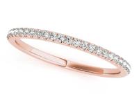China Prong Square Diamond Rose Gold Ring , 0.35CT Hidden Halo Engagement Ring ODM for sale