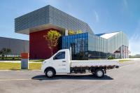 China High Speed Delivery EV Pickup Truck 300km Electric Flatbed Truck for sale