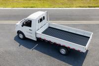 China Small 9.1m3 Electric Flat Bed Truck New Gonow Electric Flatbed Van for sale