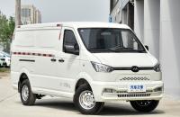 China 260KM EV Cargo Van Truck With Side Sliding Door 5 Doors 2 Seats for sale