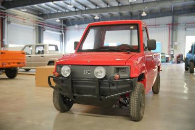 China 2 Seats 72v 4kw EV Electric Mini Truck Pickup With Flat Bed for sale
