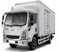 China 310KM Range Closed Van Truck 100KM/H Pure Electric Light Truck for sale