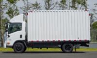 China 310KM Range Closed Van Truck 100KM/H Pure Electric Light Truck for sale