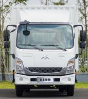 China Large Cargo Box 18m3 Electric Cargo Trucks EV Closed Container Light Truck for sale