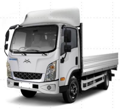 China 4.5T 4.15 Meter Single Row Pure Electric Cargo Van EV Fence Transport Vehicle 80.64kWh for sale