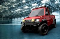 China 80km/H 240ah Lithium Battery EV Pickup Truck Electric Mini Truck Pickup With Flatbed for sale