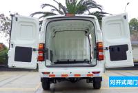 China Micro Middle Electric Cargo Van 5.0m3 5.7m3 Container 220KM Mileage for sale