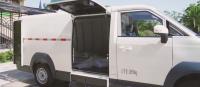 China 7.2m3 Electric Cargo Van 90km/H Pure Logistics Market Transportation Truck for sale