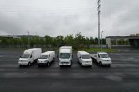 China 2600kg Steel Rim Electric Cargo Van Liquid Cooling Motor Cooling Mode for sale