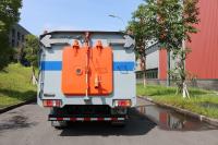 China Hot Sale Washing And Sweeping Vehicle With High Pressure Flushing Auxiliary Engine useful specialized vehicles for sale
