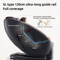 China Black Massage Chair 2024 Smart Whole Body Electric Automatic Physical Therapy Massager Health Wellness Massage Bed for sale
