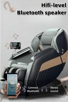 China Adjustable Height Music Hot Compress Massage Chair and Adjustable Function for sale