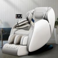 China Commercial Furniture Electric Massage Chair Black Grey Reclining Spa Salon Equipment AI Smart Heat Full Body Massage for sale
