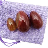 China Regional Feature Yoni Eggs Red Agate Natural Gemstone Jade Eggs For Women Kegel Exercise for sale