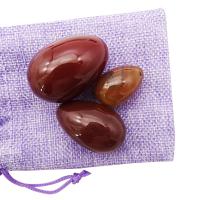 China Regional Feature Yoni Eggs Red Agate Natural Gemstone Jade Eggs For Women Kegel Exercise for sale