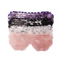 China Rose Quartz Eye Mask Natural Remedy for Better Sleep and Relief of Eye Fatigue for sale