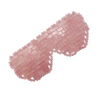 China Rose Quartz Eye Mask Natural Remedy for Better Sleep and Relief of Eye Fatigue for sale