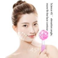 China Customized Logo Availabled Facial Ice Globes for Facial Massage Roller Gua Sha Anti-Freeze Liquid to Reduce Pores Wrinkles for sale