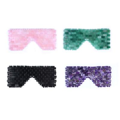 China Crystal Jade Rose Quartz Eye Care Sleep Eye Mask For Face Improve Your Overall Well-being for sale