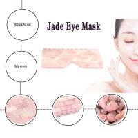 China Crystal Jade Rose Quartz Eye Care Sleep Eye Mask For Face Improve Your Overall Well-being for sale